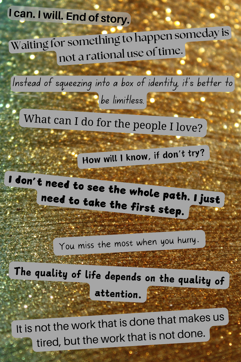 Quotes to keep in mind starting the year